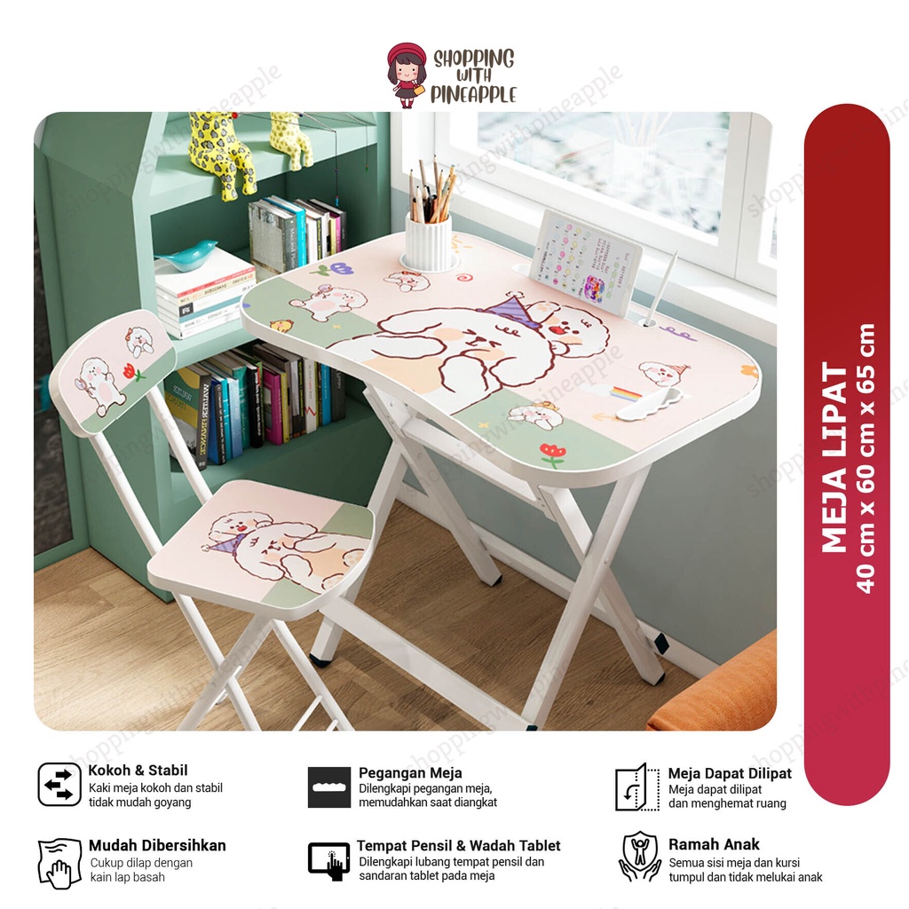 Swp - Folding Study Table / Children's Study Table / Writing Desk ...