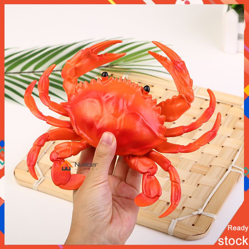 Simulation Lobster Crab Model Marine Animal Toy Plastic Large Lobster ...