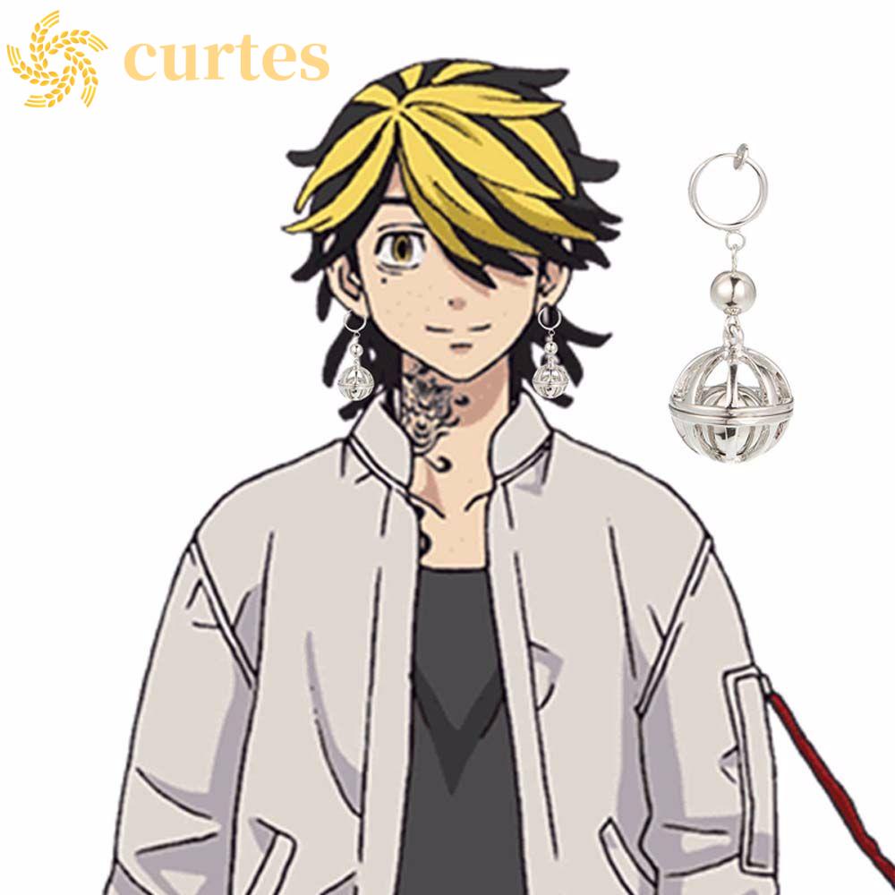 CURTES Anime Ear Clip Metal Jewelry Tokyo Revengers Cartoon Character ...
