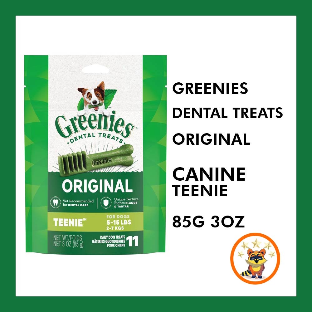 Greenies Dental Treats Original Canine Dog Teenie 3oz 85G | Shopee Malaysia