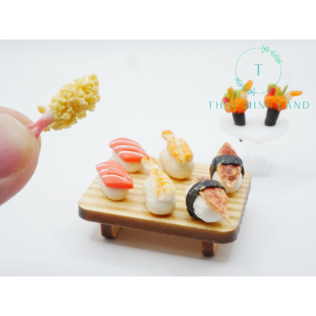 Sushi Clay Mini Japanese Food Temaki Sculpture Miniature | Shopee Malaysia