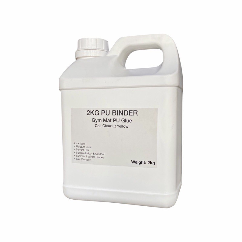 PU Binder 2kg/ Gym Mat PU Glue/ EPDM PU Adhesive Binder/ Moisture Cure ...