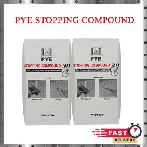 PYE Stopping Compound 20KG for ceiling plaster / Ready Stock | Shopee ...