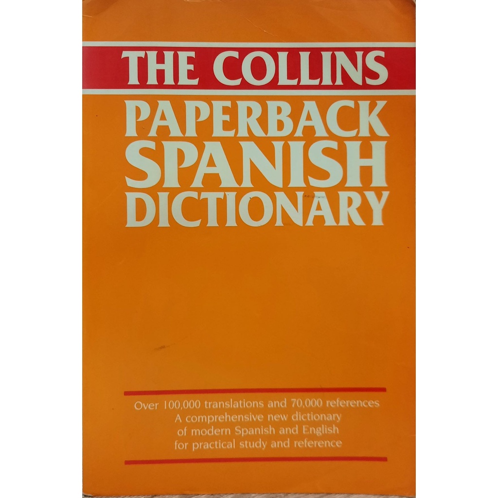 [BnB] The Collins Paperback Spanish Dictionary by Jeremy Butterfield ...