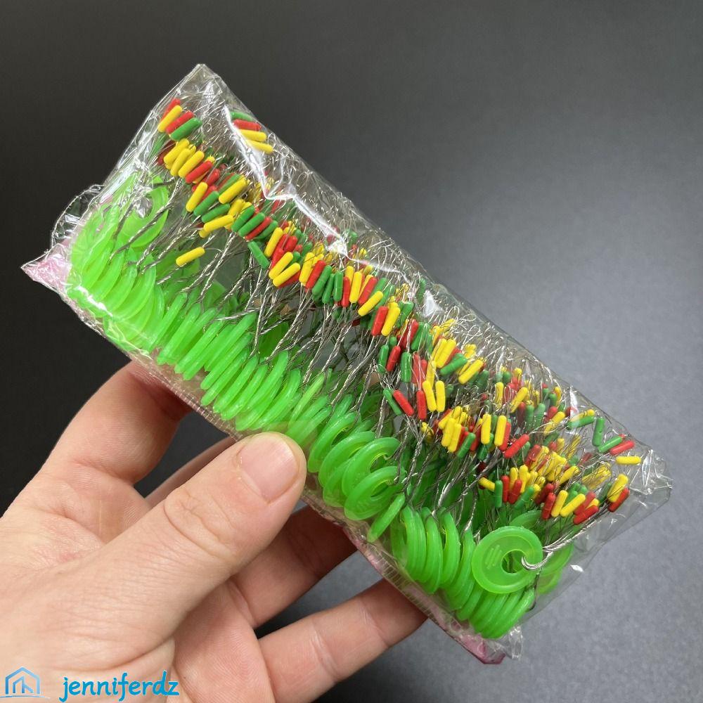 JENNIFERDZ 600pcs Oval Float 600pcs 100 Groups Anti-Slip Fishing ...