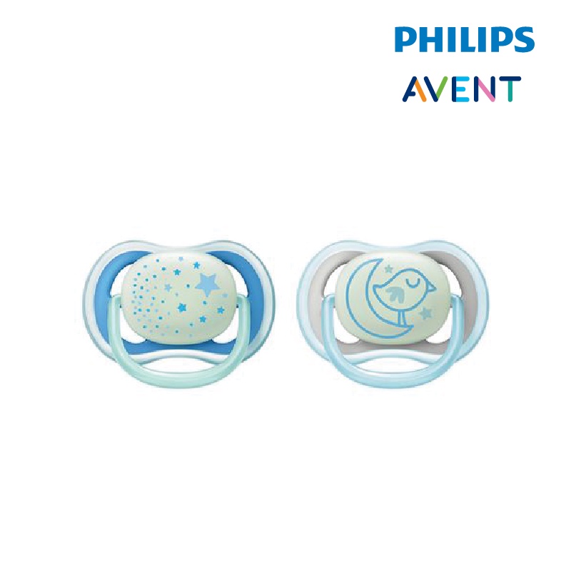 Philips Avent Soother Ultra Air Night Time 6-18m 2s - Boy / Girl ...