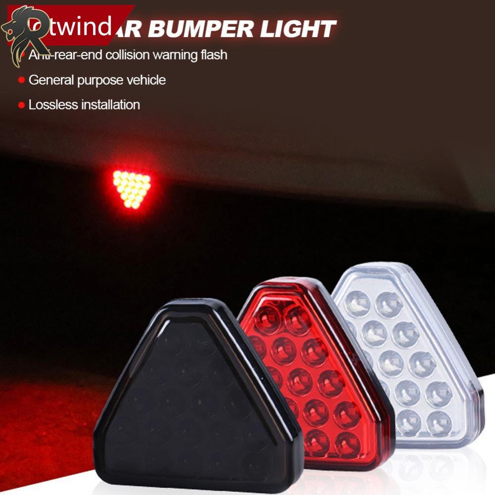 RL Universal F1 Style Car Brake Signal Lamp Triangle Sporty LED Rear ...