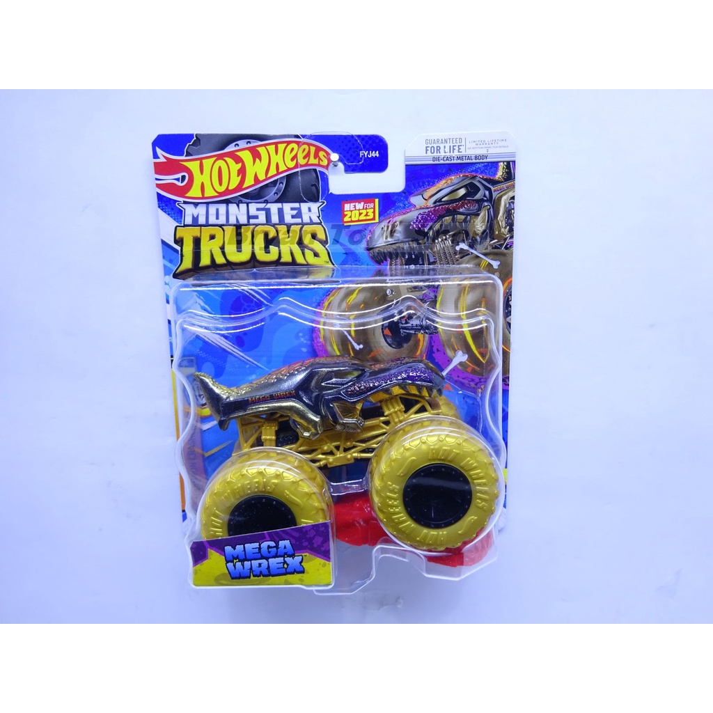 Hot Wheels Monster Trucks Mega Wrex Gold | Shopee Malaysia