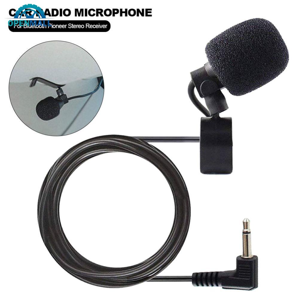OPENMALL Car Audio Microphone Radio 3.5MM Microphone Plug Wired Mic 3m ...
