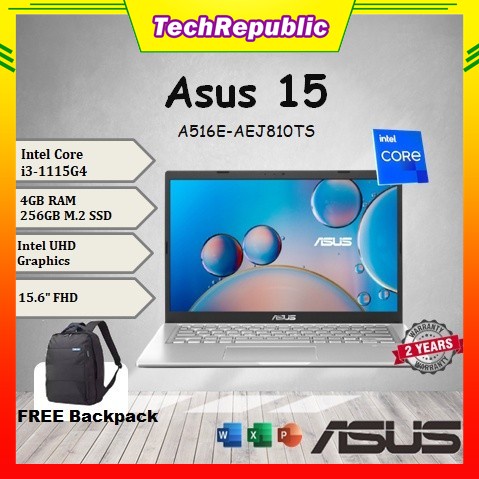 Asus 15 A516E-AEJ810TS 15.6'' FHD Laptop Transparent Silver ( Intel I3 ...