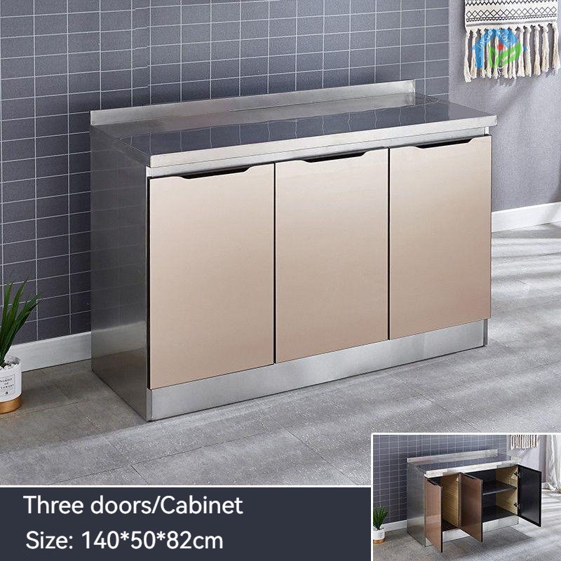 Stainless Steel Kitchen Cabinets Simple Stove Cabinet Cabinets ...