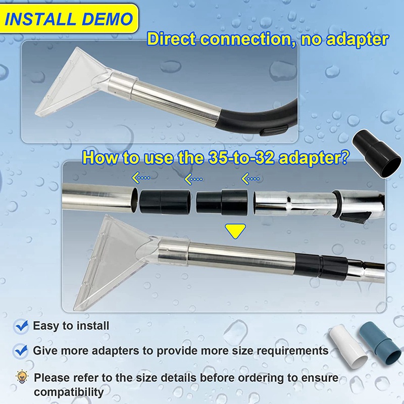 Extractor Hand Wand with Clear Head for Upholstery & Carpet Cleaning ...