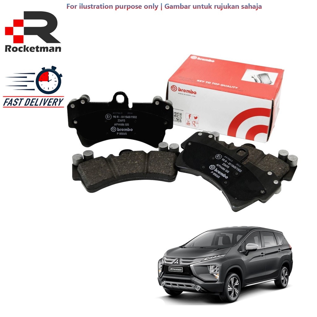 BREMBO FRONT BRAKE PADS MITSUBISHI XPANDER 1.5 2020+ | Shopee Malaysia