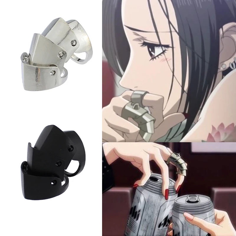 Metal Knuckle Finger Rings Women Party Rock Anime Oosaki Nana Rings ...