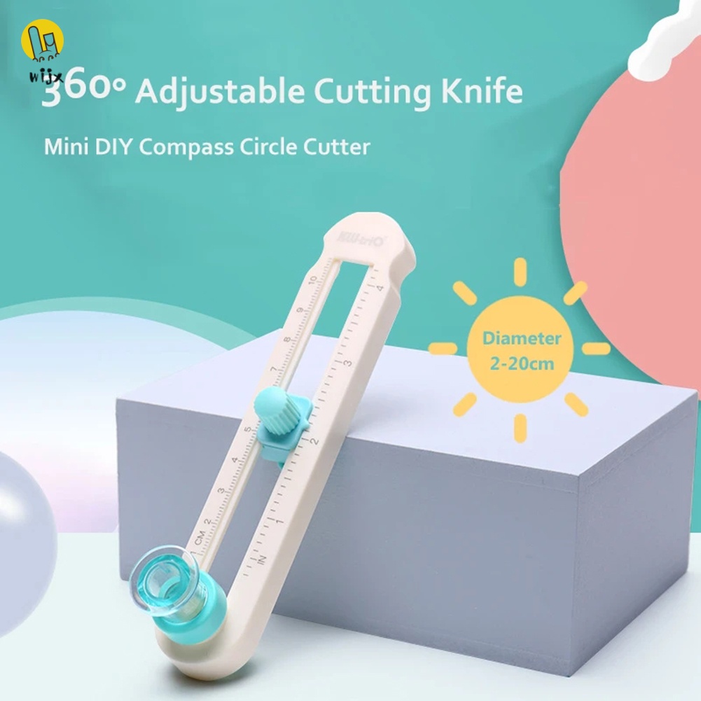 Mini 360 °Rotarys Manual Circle Cutter Portable Cardboard Circle Cutter ...