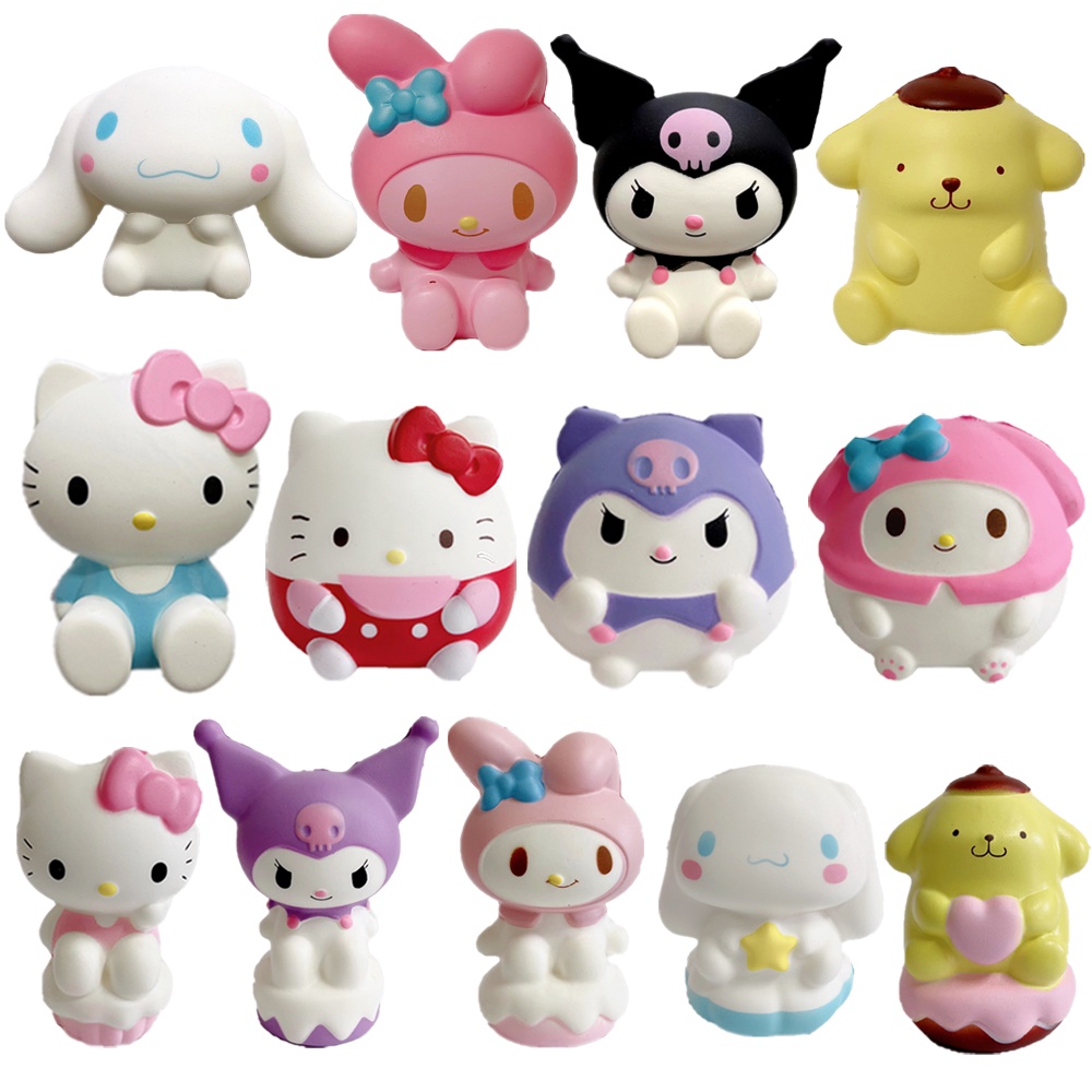 Sanrio Hello Kitty Jumbo Squishy Kawaii Kuromi Melody Cinnamoroll ...