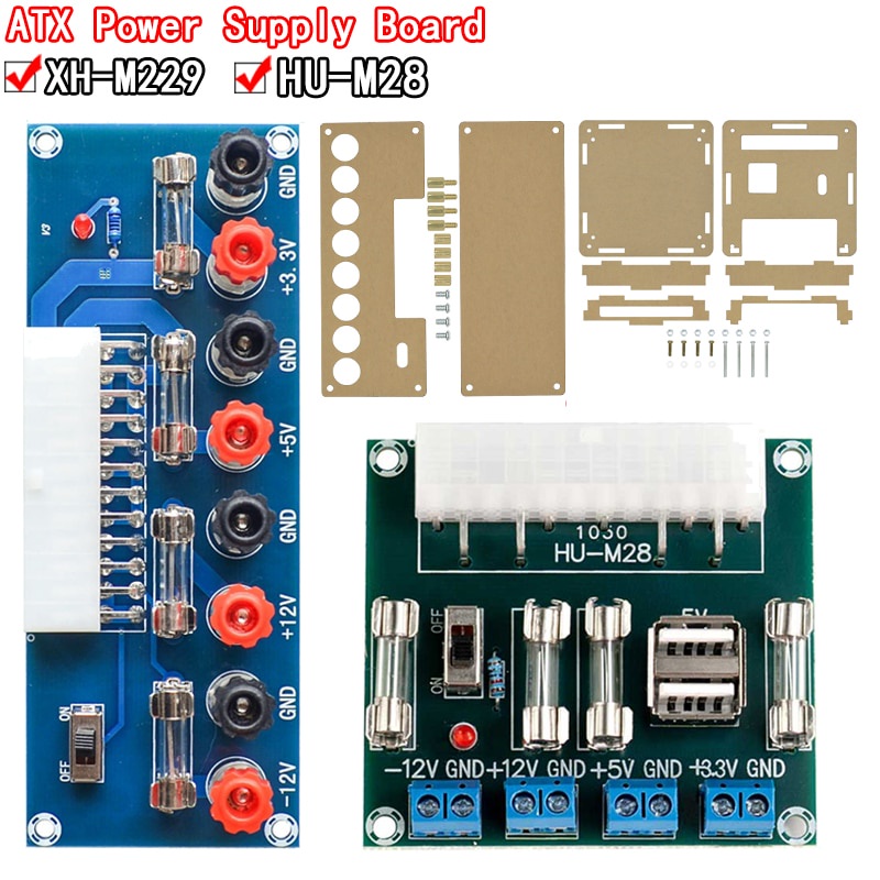 XH-M229 Desktop PC Power ATX Transfer Board Supply Power Module Precise ...