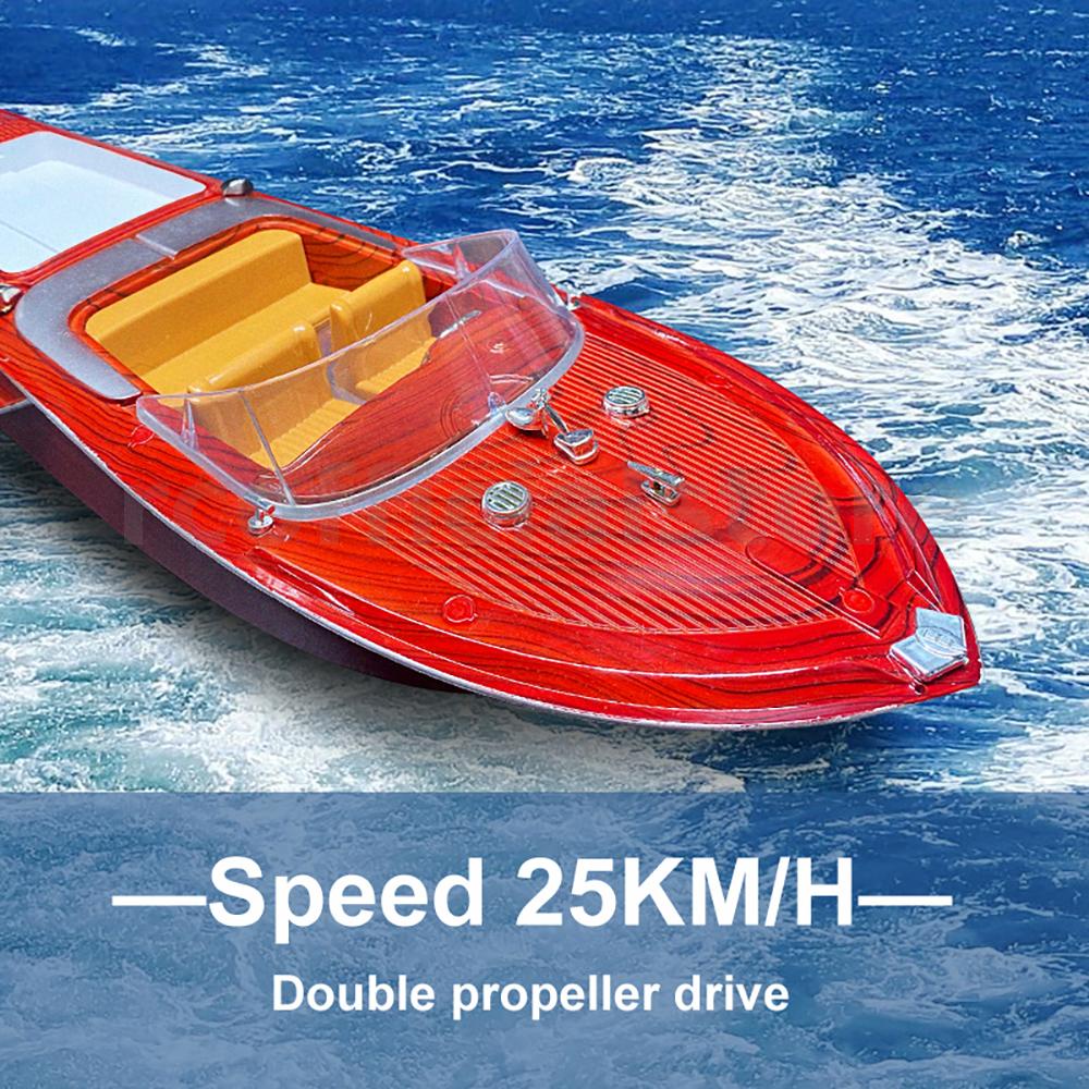 HUIQI SK1 RTR 2.4G 25km/h RC Boat Remote Control Racing Ship Waterproof ...