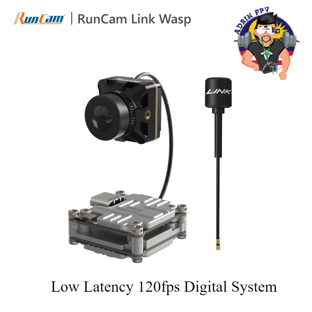 RunCam Link Wasp Digital FPV VTX 120FPS 4:3 Camera DJI HD System ...