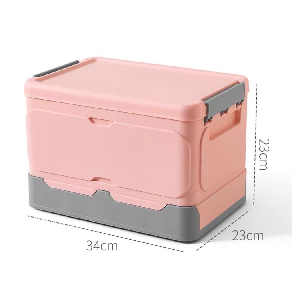 HIGH QUALITY🔥Multifunctional Cute Colour Foldable PP Storage Box with ...