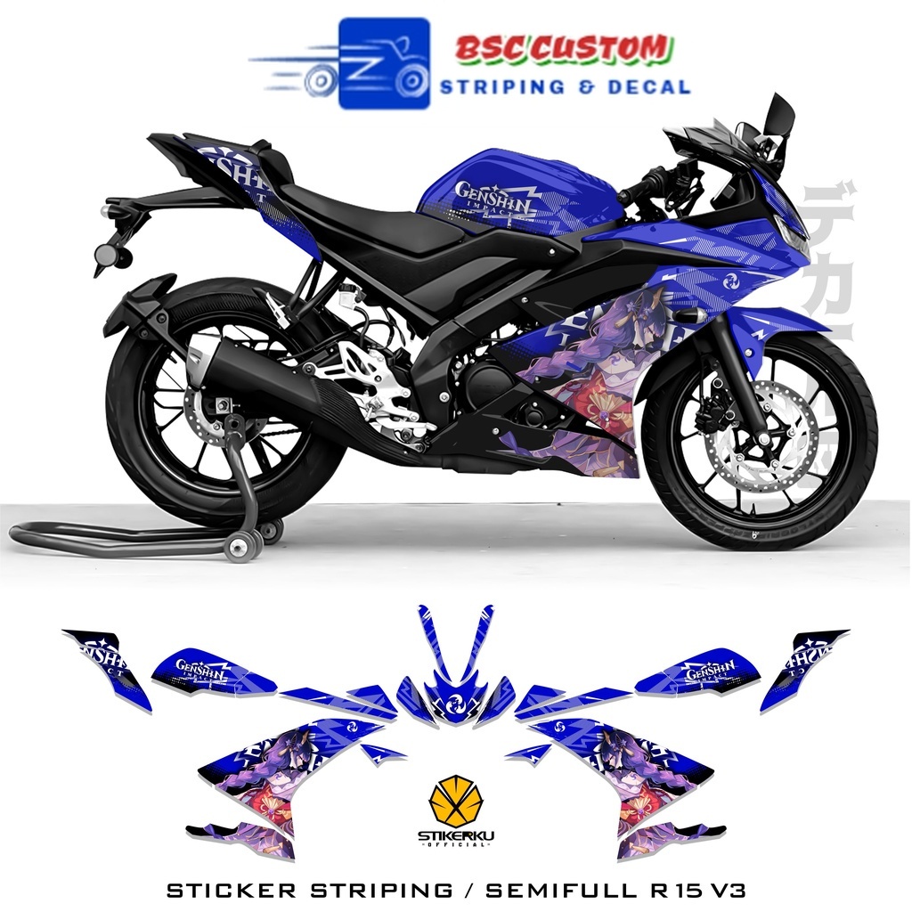 Striping R15 V3 SEMIFULL/R15 V4 MOTIF 15 GENSHIN IMPACT/SEMIFULL R15 V4 ...