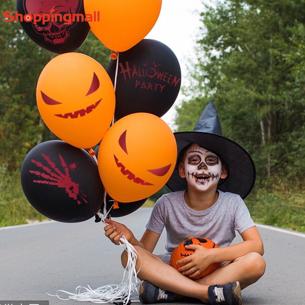 Halloween Costume 10Pcs/Set Halloween Spider Horror Ghost Balloons ...