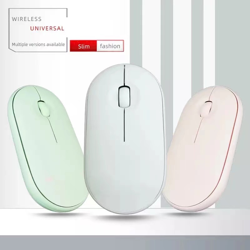 MM-350 Wireless Bluetooth Mouse+ 2.4GHz USB Receiver 1000DPI 100g High ...
