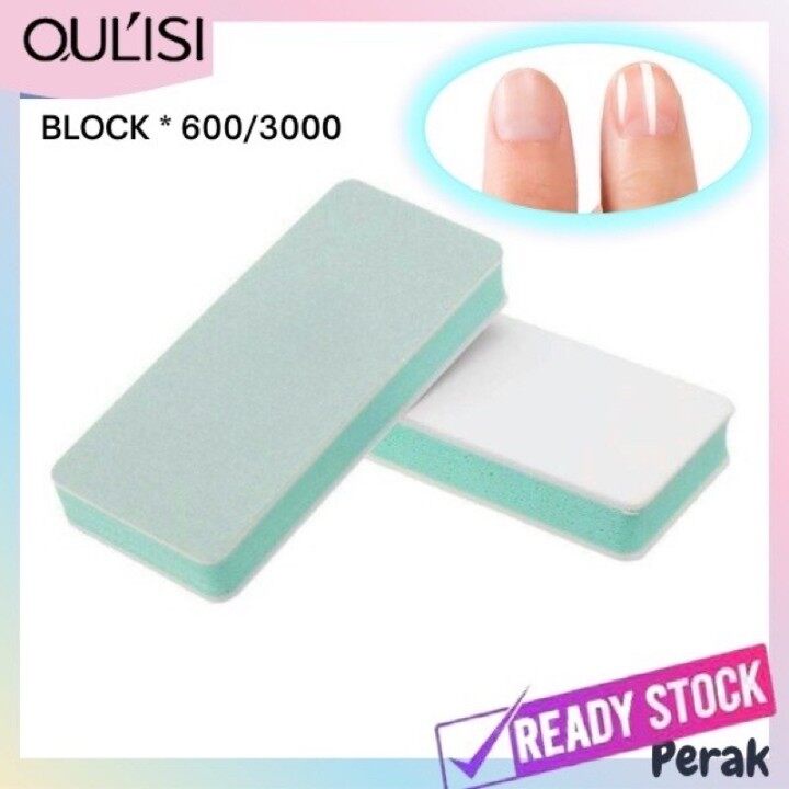 OULISI x O.P.I Buffer Polish 2 Way Sanding Exfoliating Block File Nail ...