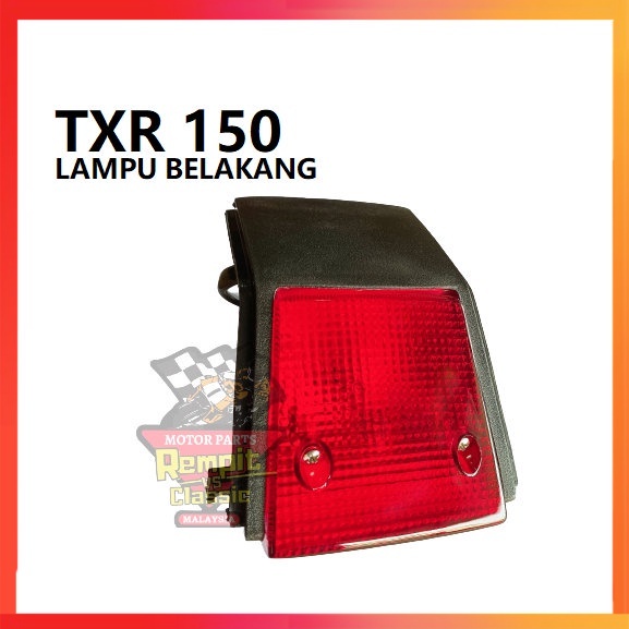 REMPIT TXR 150 PANTHER Tail Lamp Complete Set Lampu Belakang Full Set Siap Mentol Socket ...