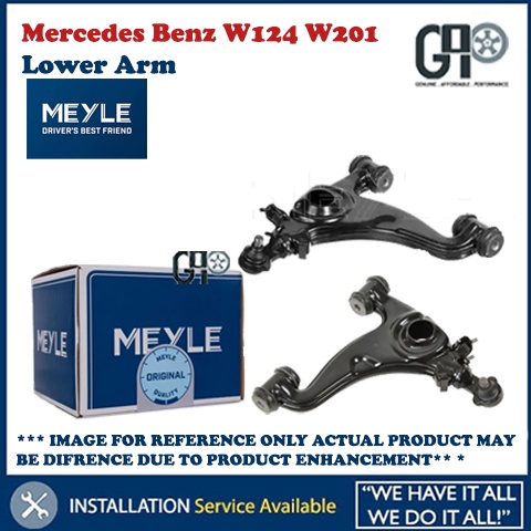 Mercedes Benz W124 W201 MEYLE Front Lower Arm Control Arms 1243303007 ...
