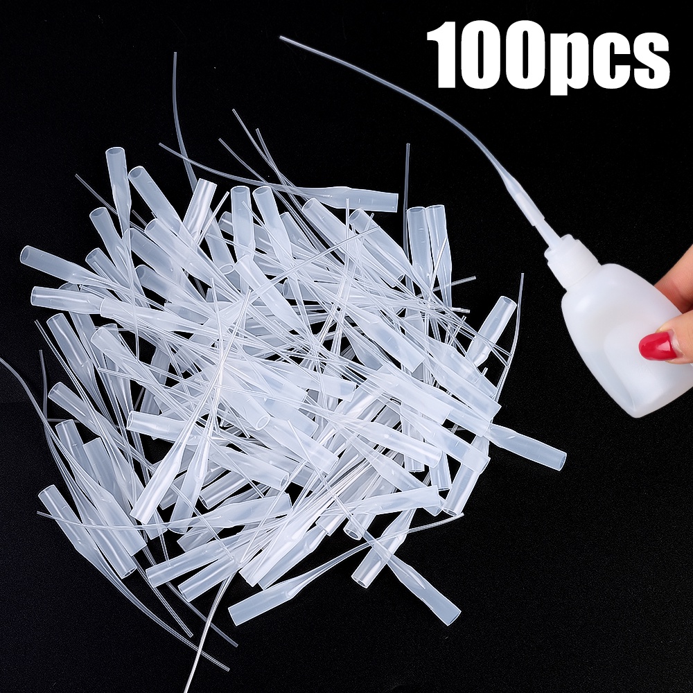 100Pcs Transparent Dropper Suitable For 401 And 502 Glue DIY Craft ...