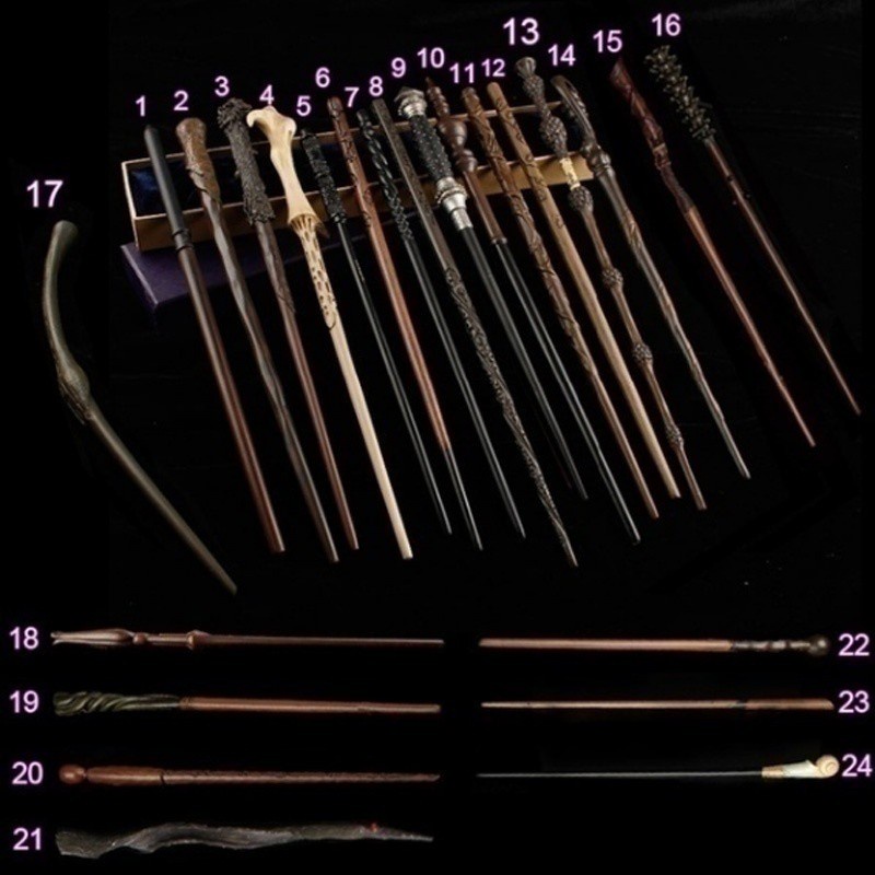 New Harry Potter Wands with Metal Core 54 Styles Cosplay Toy Magic Wand ...