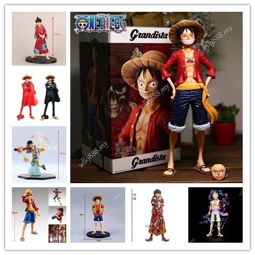 Anime One Piece Luffy Change Face Articulado Action Figure Model Dolls ...