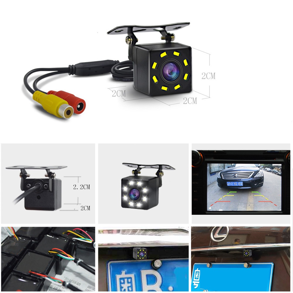 12V 4.3"&5"Car Rear View Backup Camera LCD Monitor Easy Installation ...