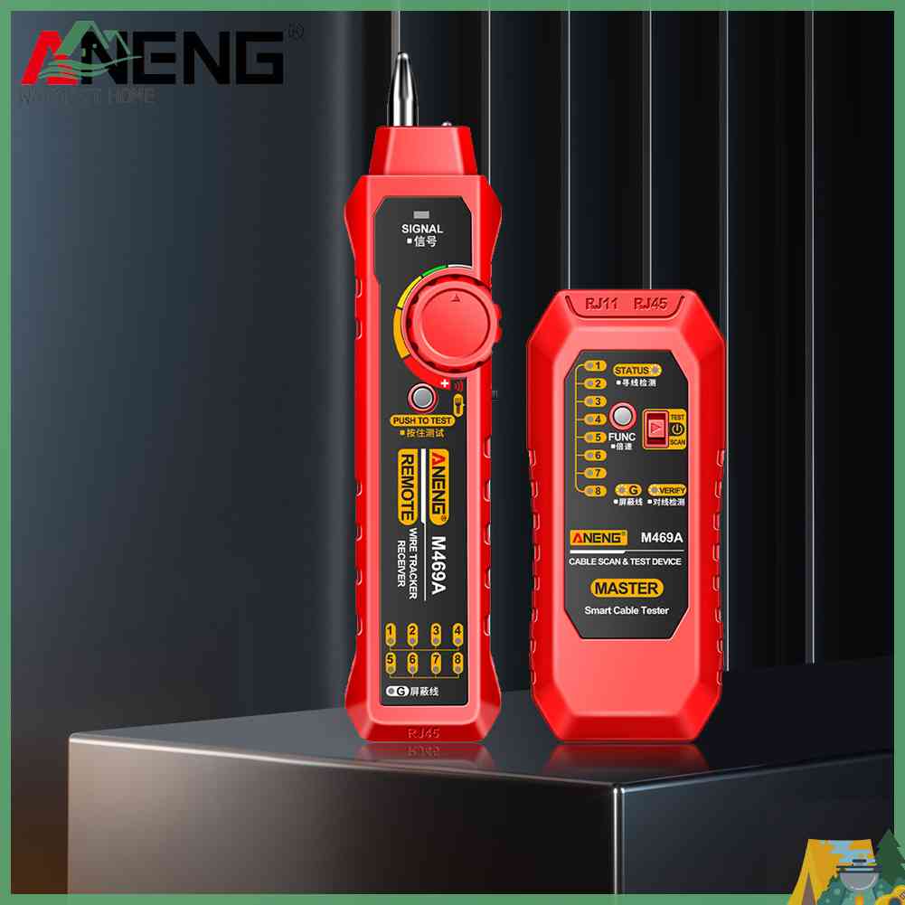 {Warm} ANENG M469A Networking Analyzer RJ45 RJ11 LAN Cable Tester ...