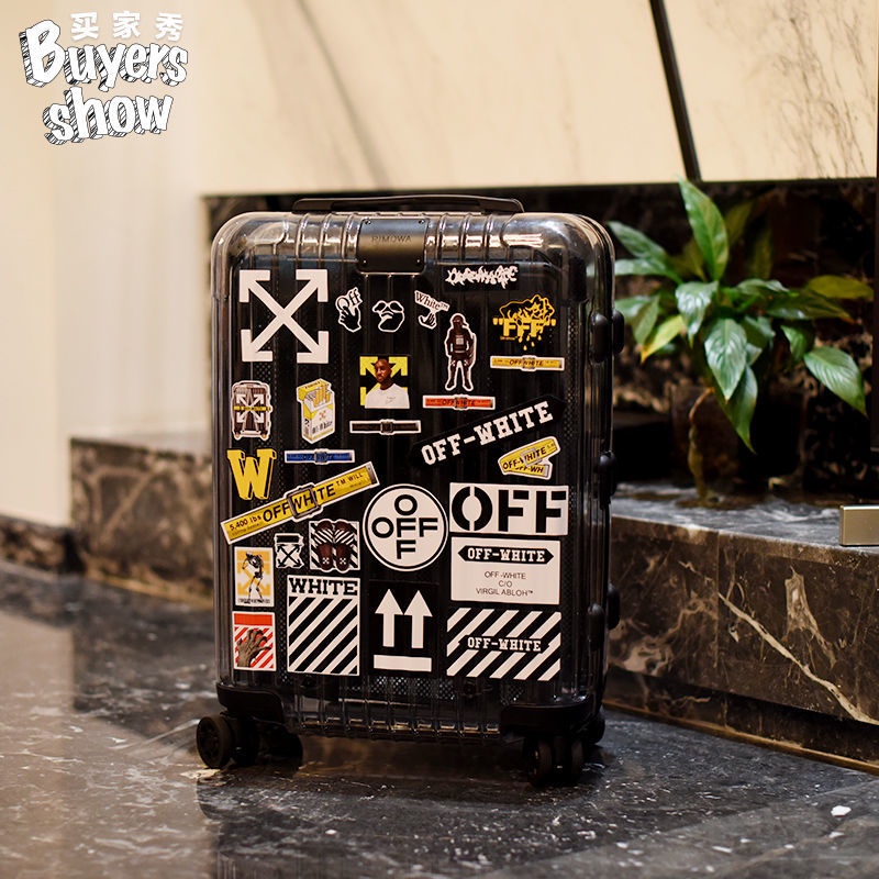 Off White Logo Virgil Abloh Fashion Logo Waterproof Skateboard Laptop ...