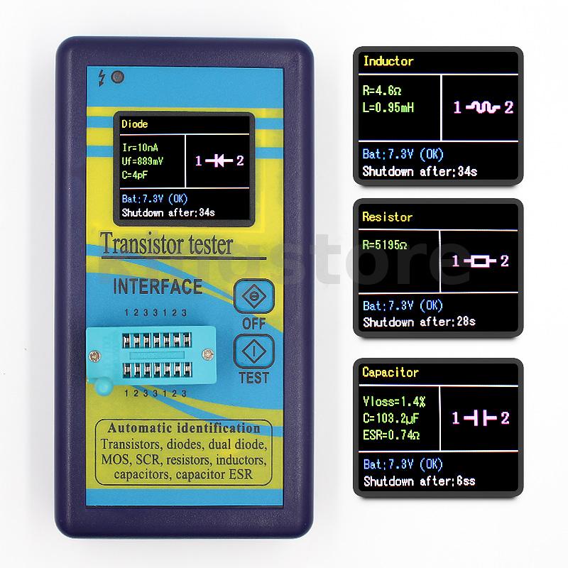 FNIRSI Special Version Multi-purpose Transistor Tester 128*160 Diode ...