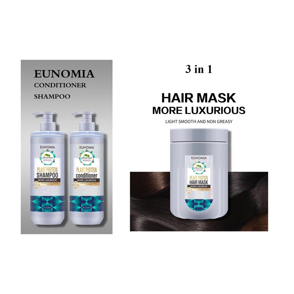 Plant-Powered Hair Care for a Healthy Scalp and Luscious Locks: Eunomia Luxurious Science Set ...