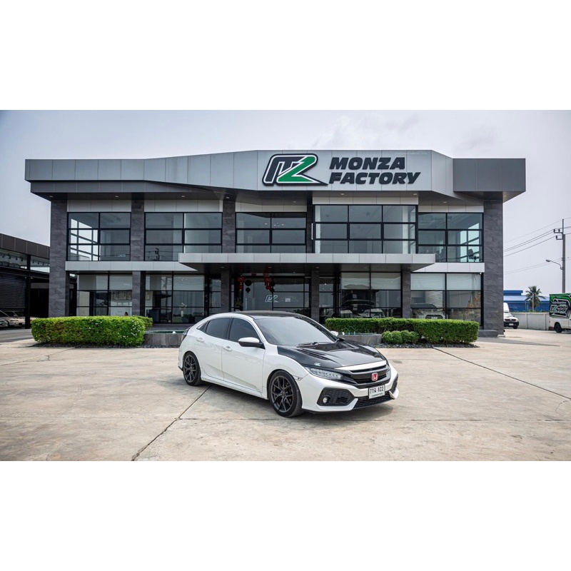HONDA CIVIC FC FK FRONT CARBON FIBER BONET BONNET BY MONZA FACTORY ...
