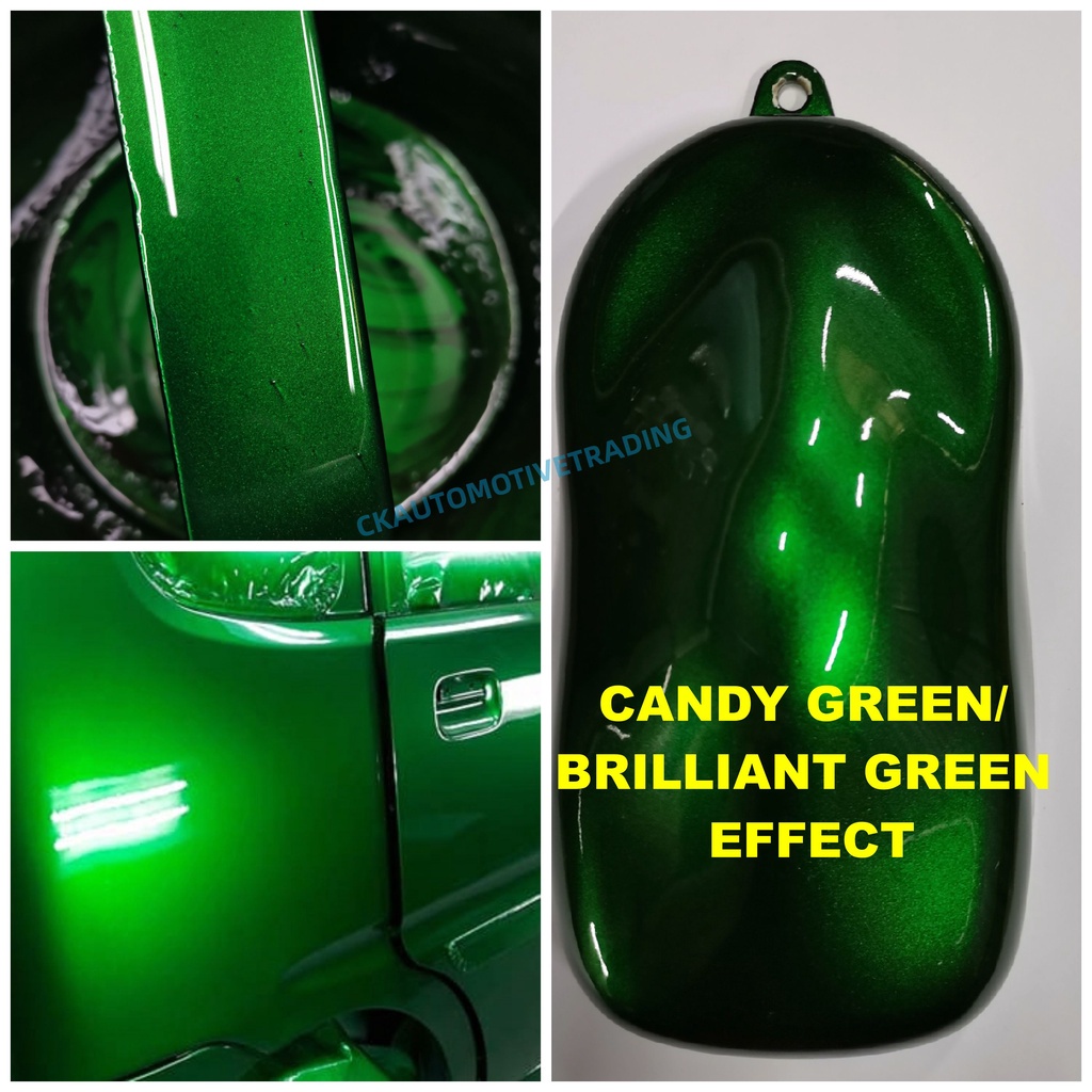 CANDY GREEN/BRILLIANT GREEN EFFECT/CAT KERETA/CAT BANCUH/2K CAT/2K ...