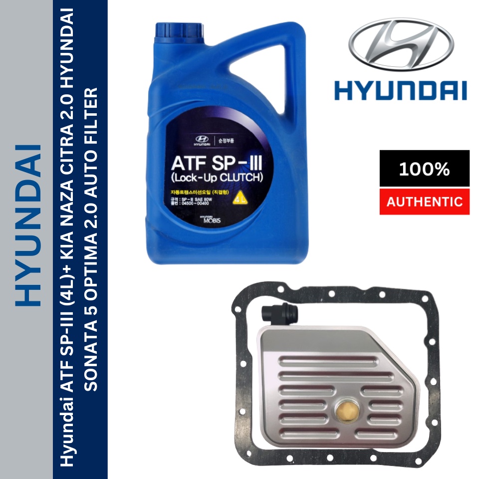 JAPAN AUTO FILTER set(46321-39010)+(4500-00400)4L Hyundai ATF SP-III ...