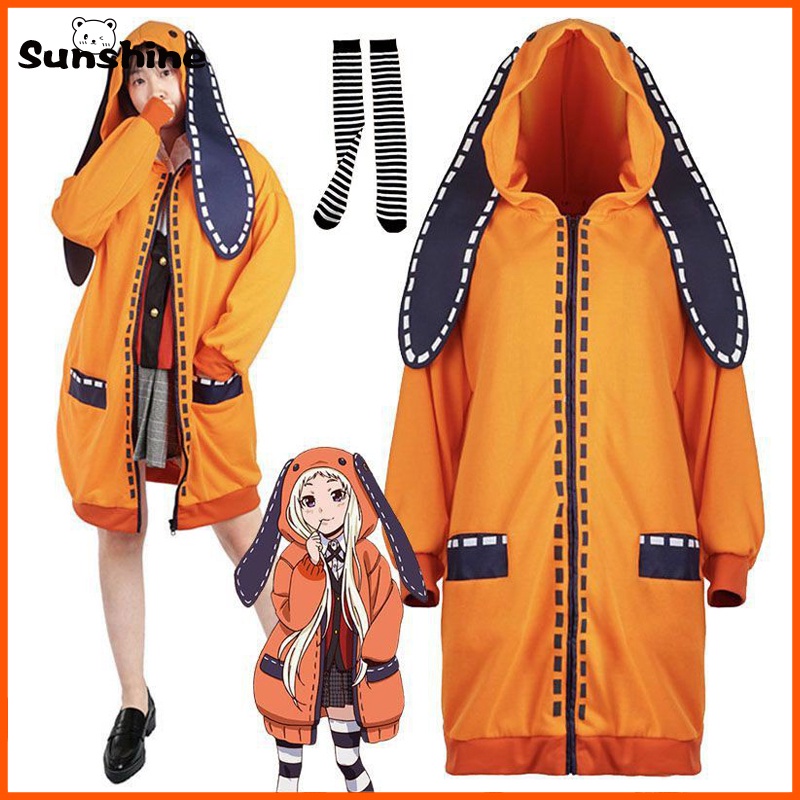 Runa Yomozuki Runa Cosplay Costume Anime Kakegurui Compulsive Gambler ...