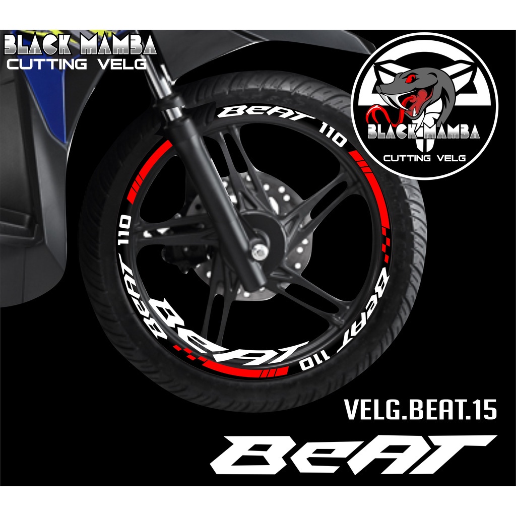 BEAT Rim CUTTING STICKER - LIST of HONDA BEAT 15 Tire/VELG Variations ...