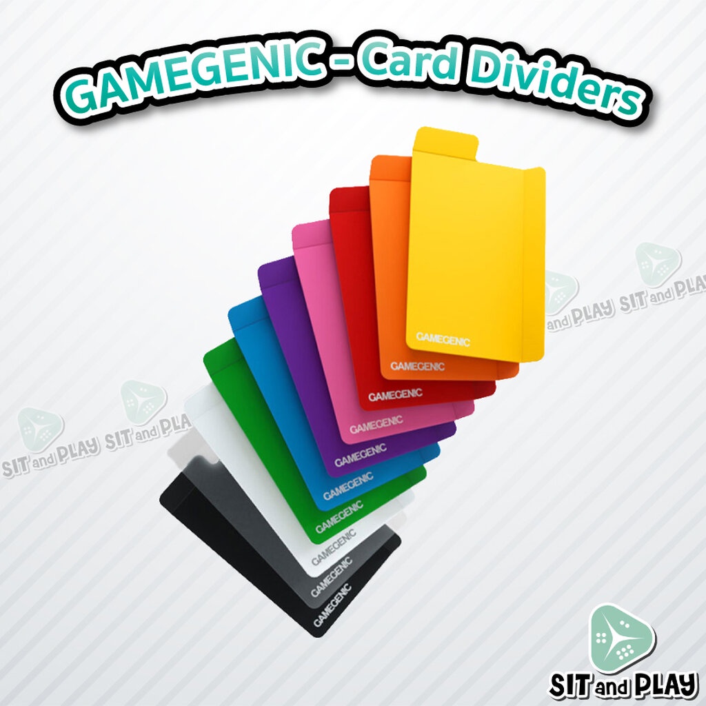 Gamegenic-Flex Card Dividers Multicolor Divider In Deck Box (10 Pcs ...