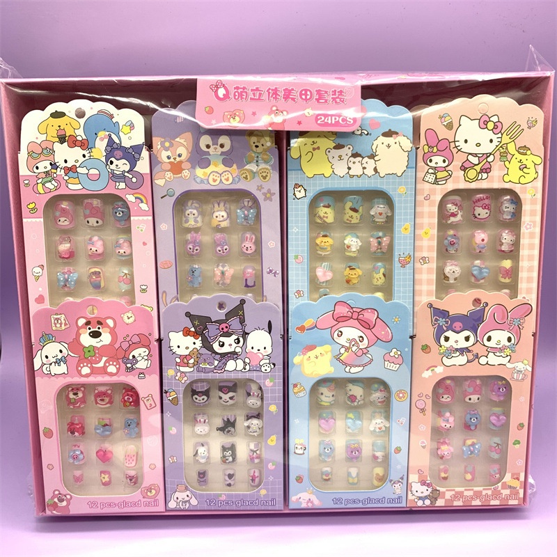 Sanrio Melody Kuromi Cinnamoroll Pom Pom Purin Pochacco Litter Twins ...