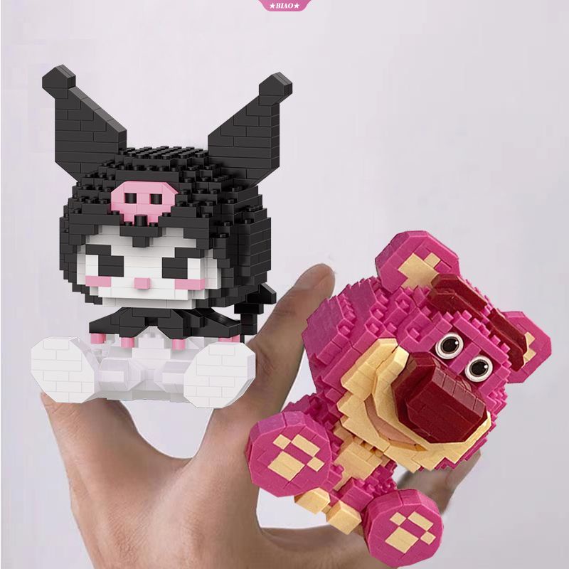 382-406Pcs Cartoon Sanrio Blocks Figures Hello Kitty Kuromi My Melody ...