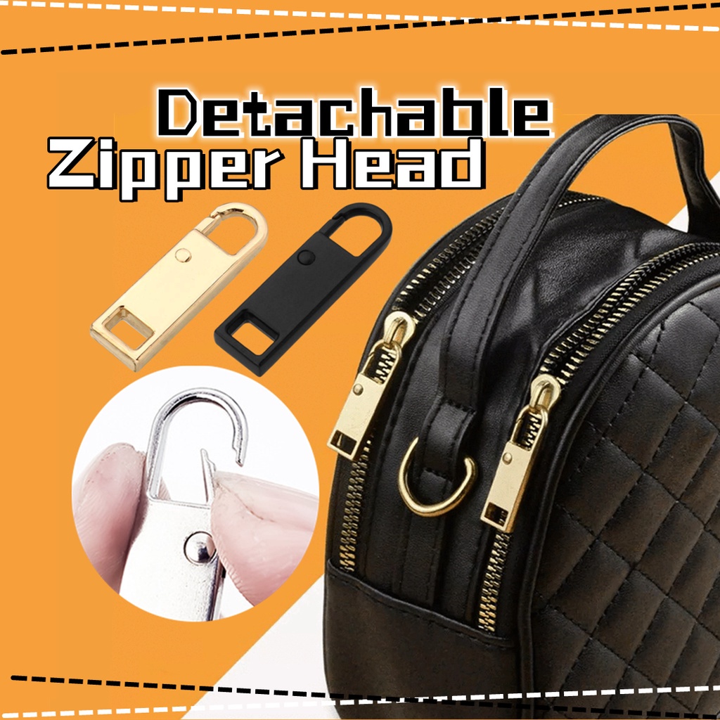 (1 PCS) Zipper Pull Head Removable Tab Detachable Zipper Head Repair ...