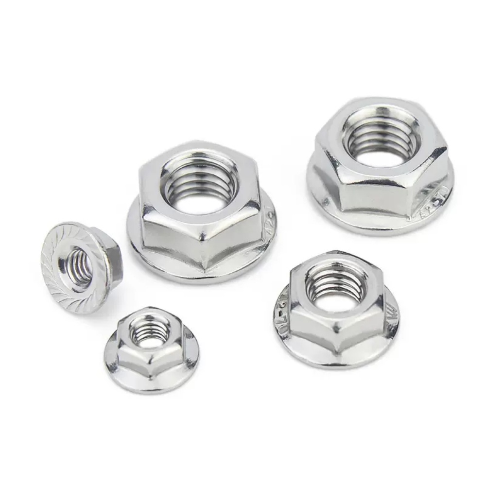 [KZS] Thin Thread Fine Thread Young Thread SUS304 Flange Nut Nut M8/M10 ...