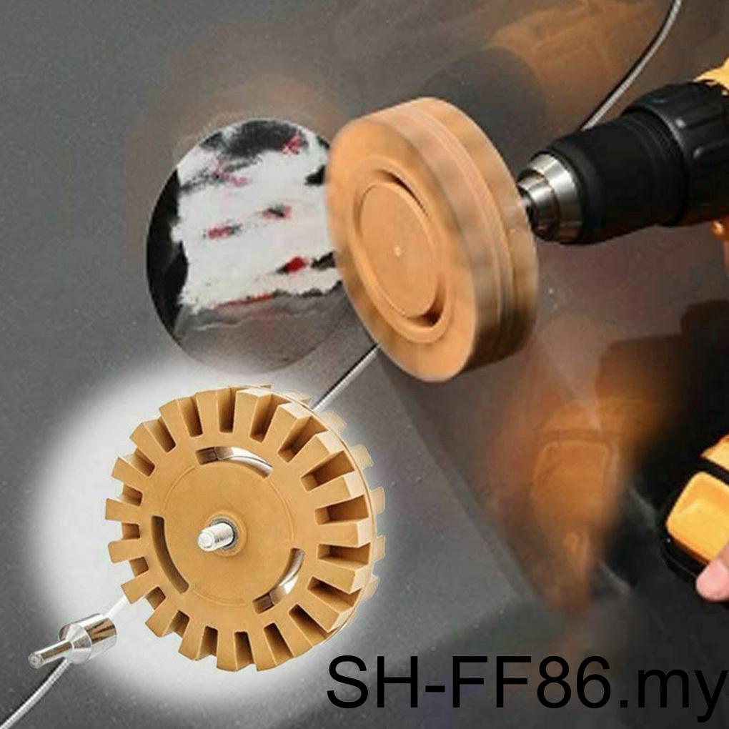 Sticker Remover Wheel Decal Tape Eraser Rubber Wheel with Adapter ...