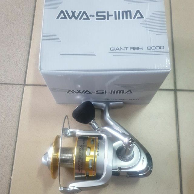 AWA SHIMA BIG REEL GIANT FISH 8000 | Shopee Malaysia